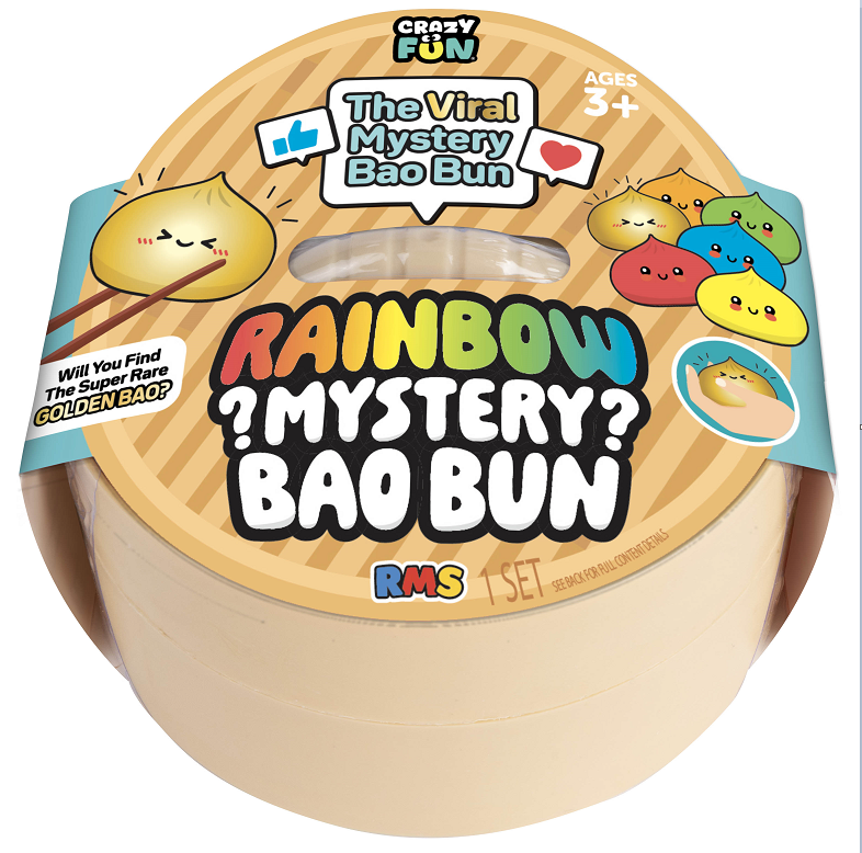 Rainbow Dumpling Squishy Mystery Bao Bun Fidget Toy – Learning Express ...